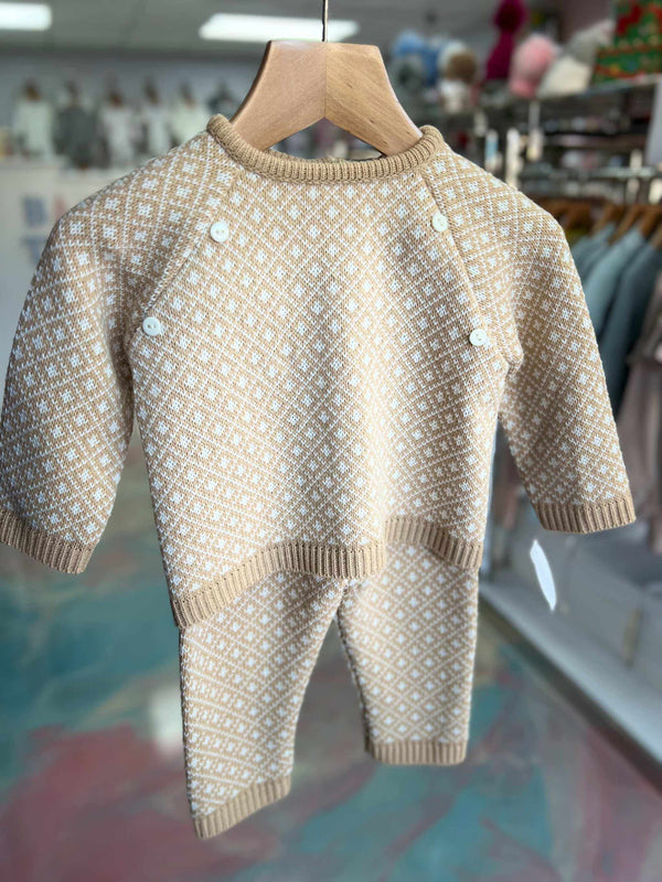 Boys Pex knitted set Warm and cosy knitted two piece, jumper and trous ...